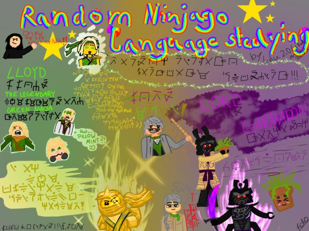 I am a god of ninjago language now 🧠🪽💫 - ibisPaint