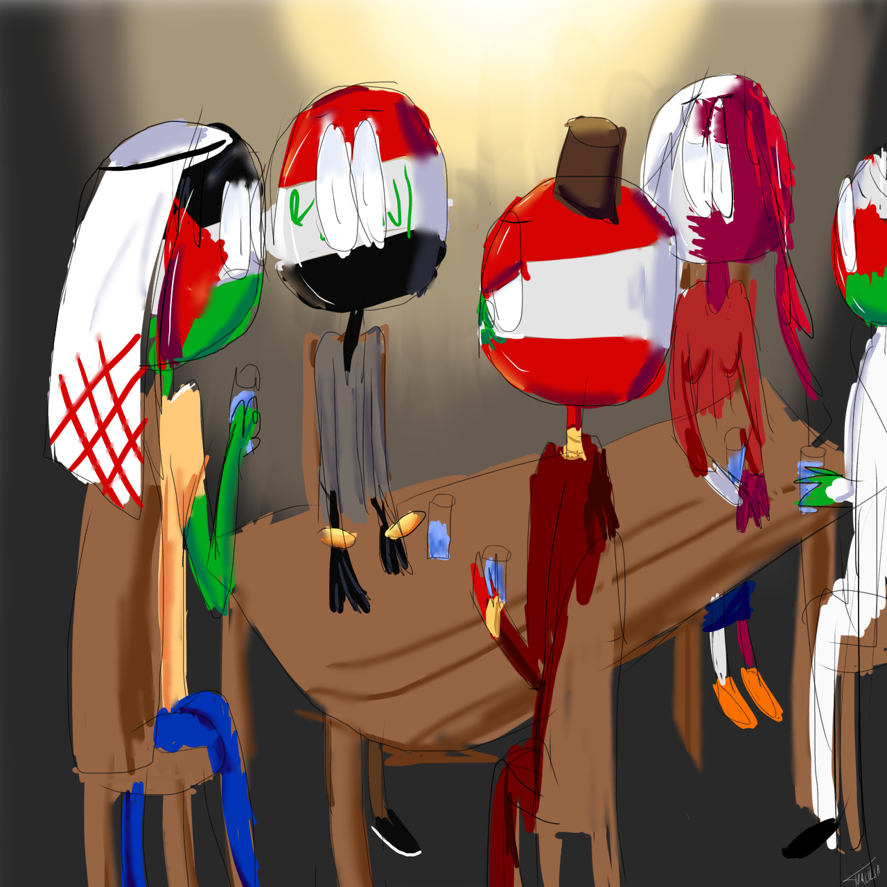 Arab party - ibisPaint