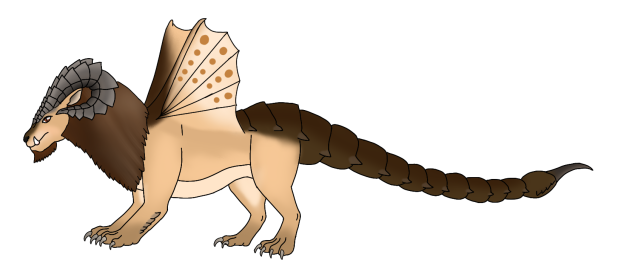 Manticore gliding - ibisPaint