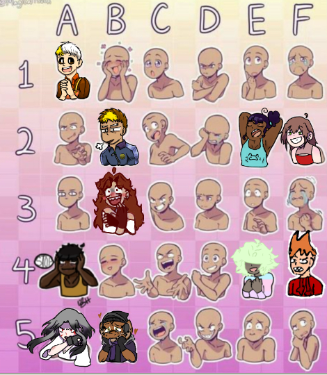 Collab face expressions - ibisPaint