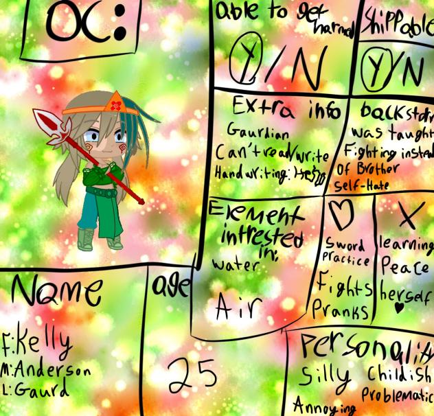 First Oc for “The elements unite” - ibisPaint