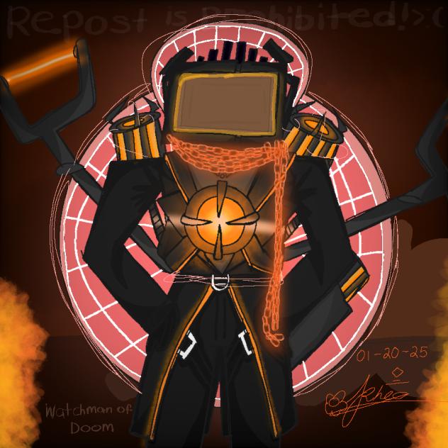 The Watchman of Doom (v2) 🧡🌟 - ibisPaint