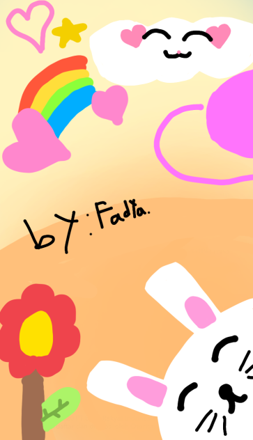 wallpaper aesthetic cute! - ibisPaint