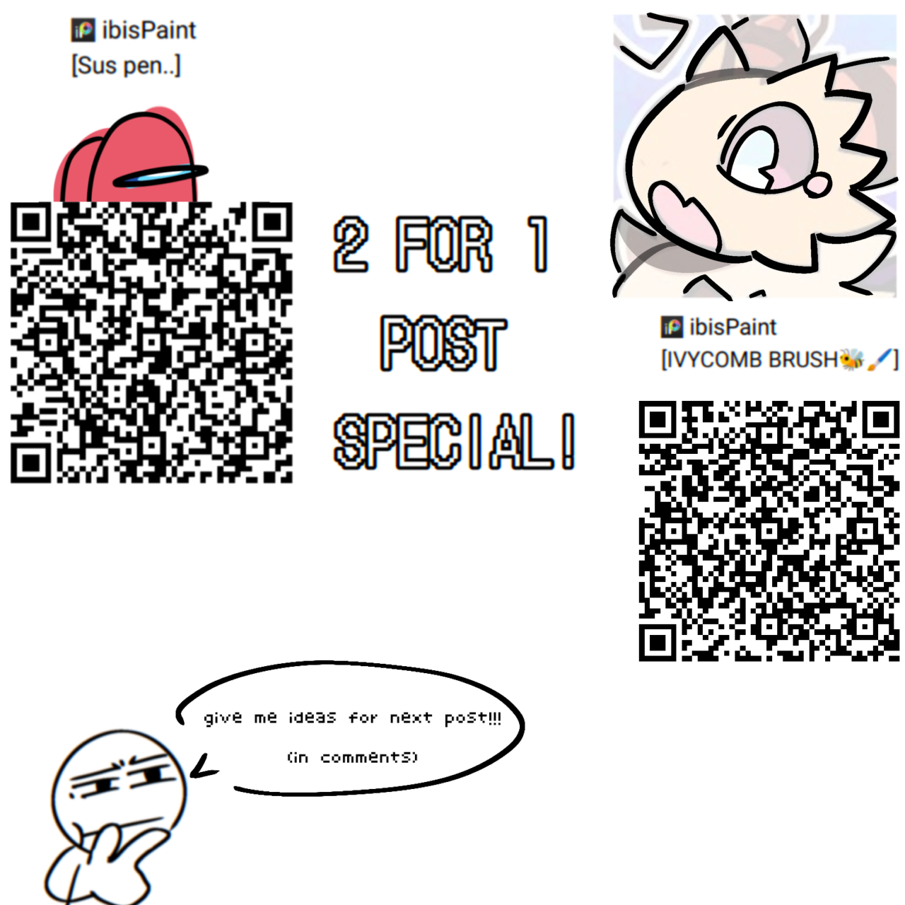 2 for 1 special post! - ibisPaint