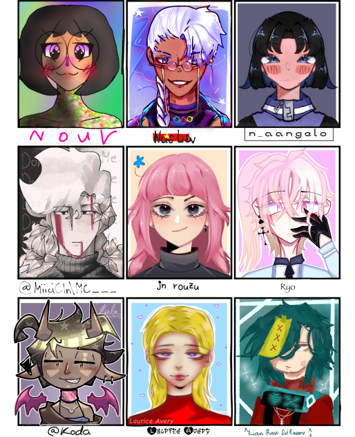 Collaborative drawing end - ibisPaint