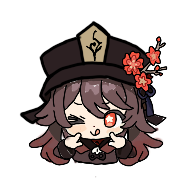 Hu Tao sticker - ibisPaint