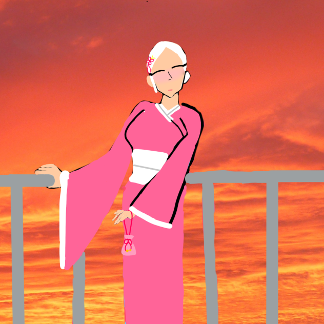 Kimono kagura - ibisPaint