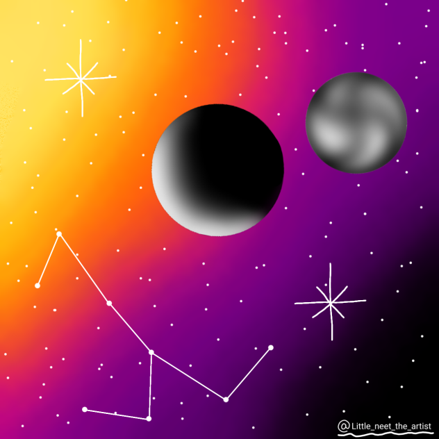 simple galaxy - ibisPaint