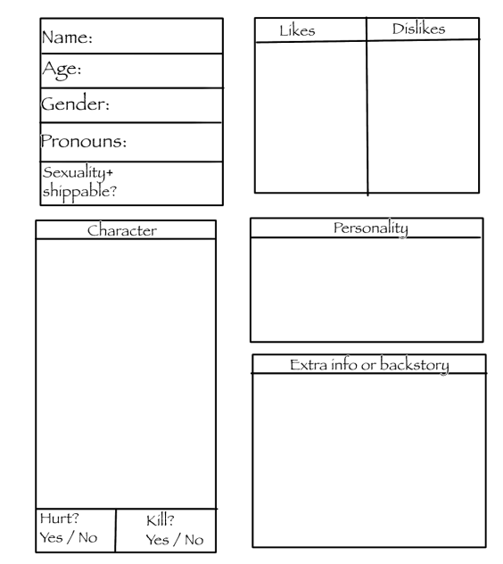 Character sheet for my comic - ibisPaint