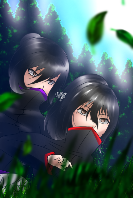 Ninja.(Aurora and Nixie) - ibisPaint