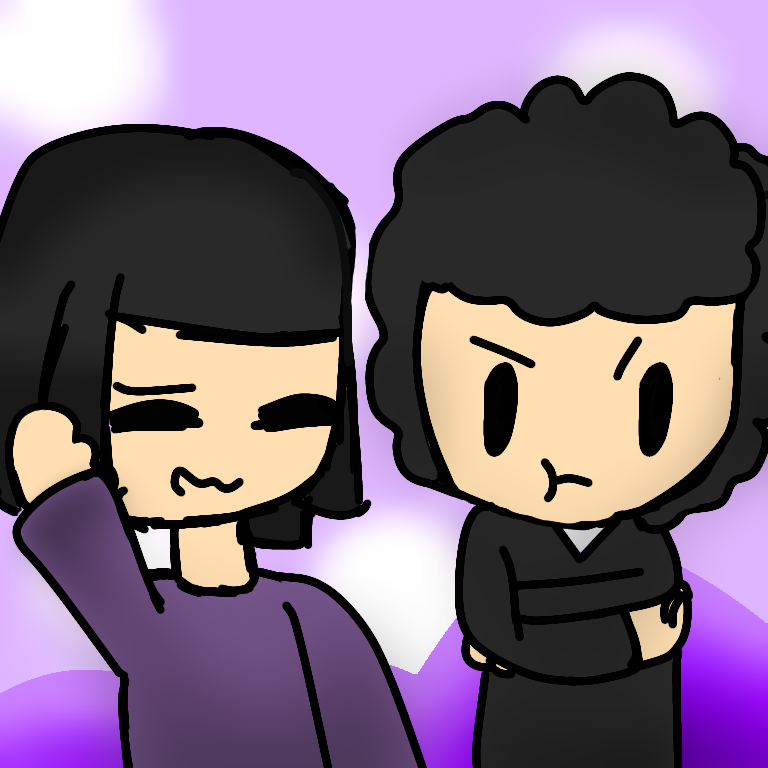 Skid and Pump without their costumes - ibisPaint