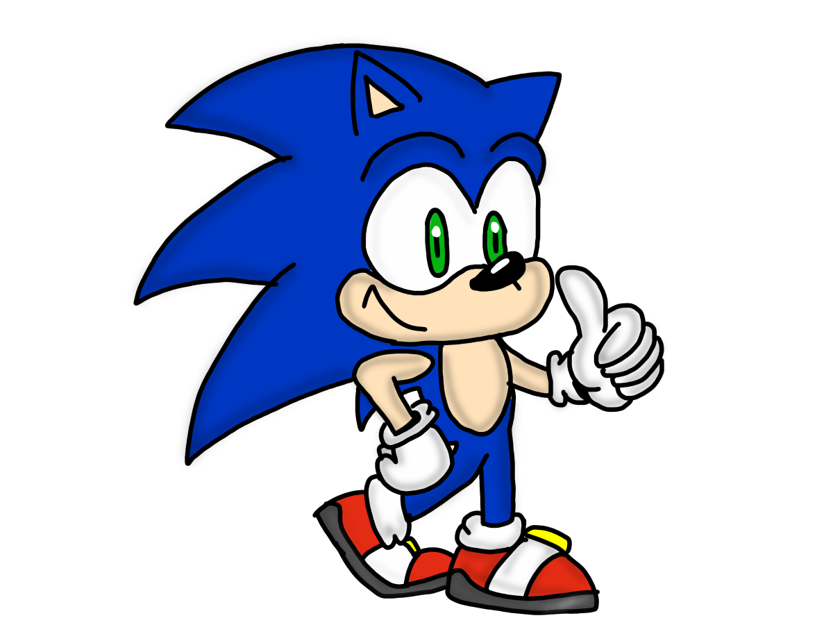 Random Sonic Drawing - ibisPaint