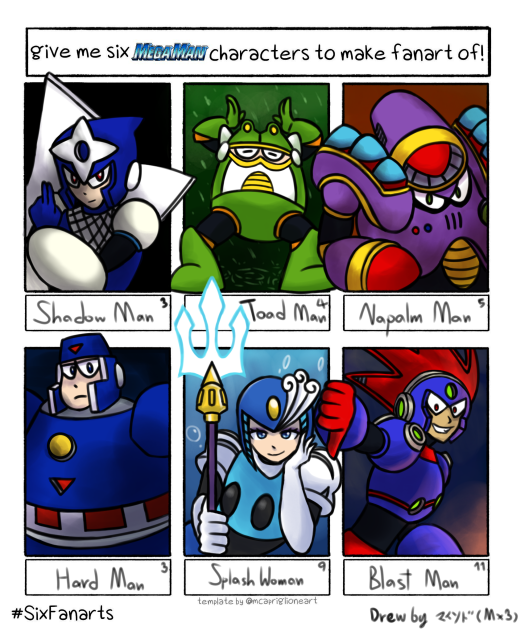 Megaman six fanart - ibisPaint