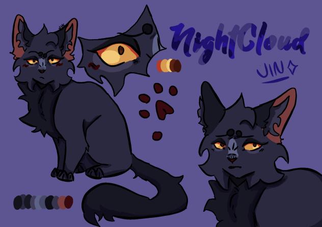 NightCloud character ref. - ibisPaint