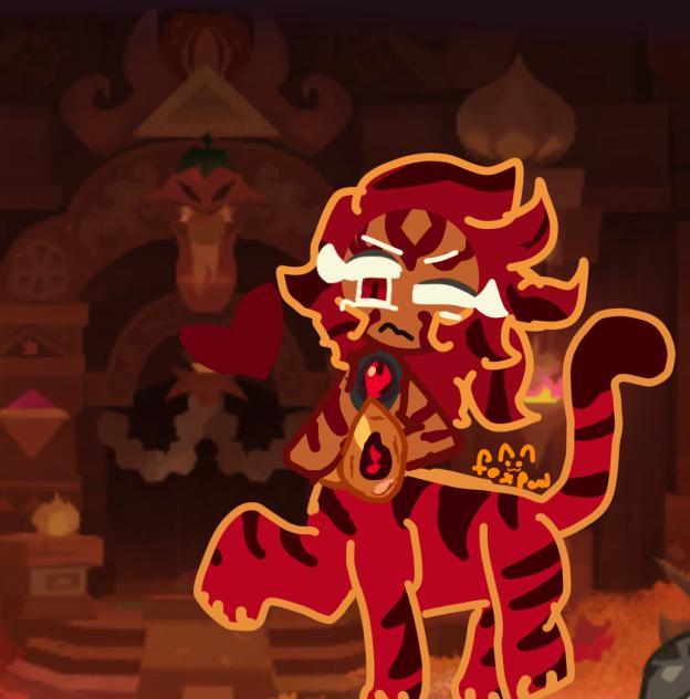 Nutmeg tiger cookie my beloved - ibisPaint