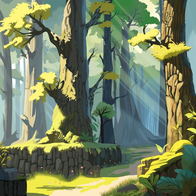 Enchanted forest - ibisPaint