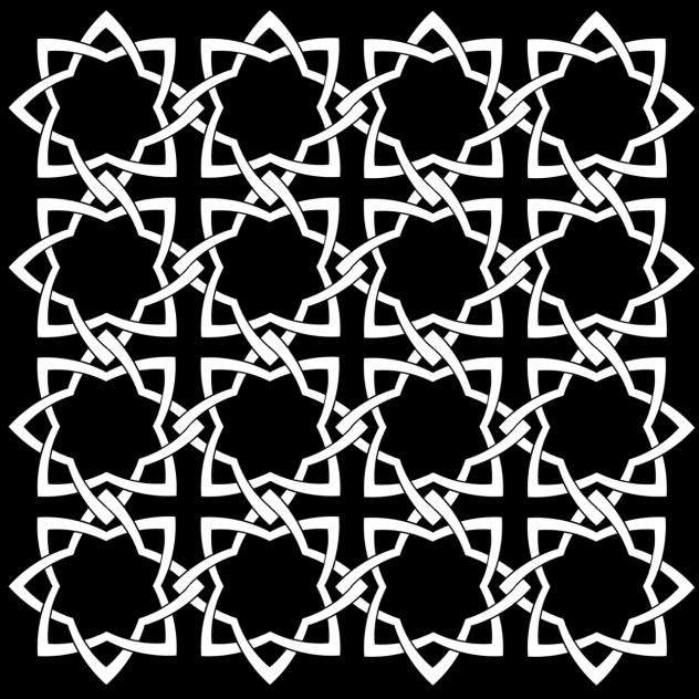 Pattern Arabesque Geometric 2A - ibisPaint