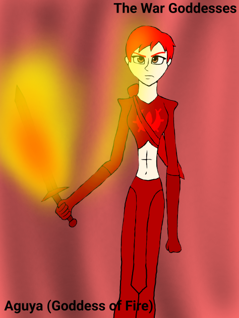 Aguya (Goddess of Fire) - ibisPaint
