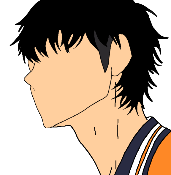 Kageyama in a Mullet cut - ibisPaint