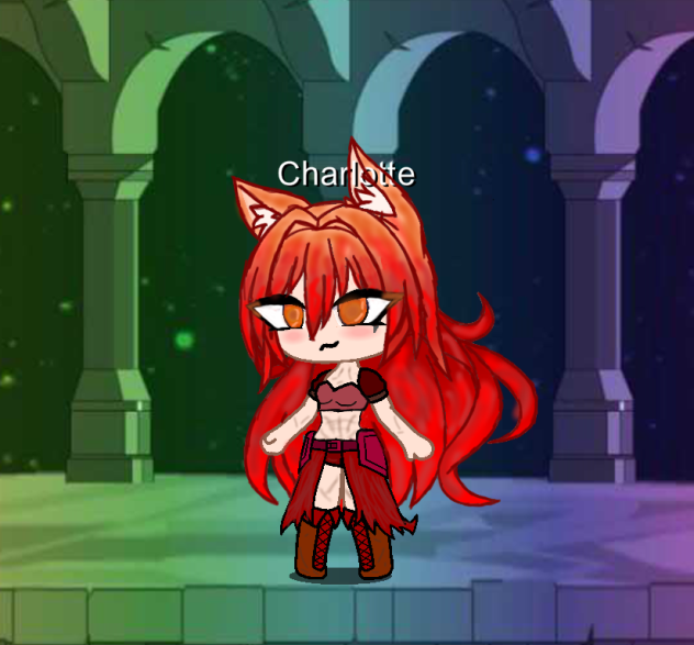 red girl gacha - ibisPaint