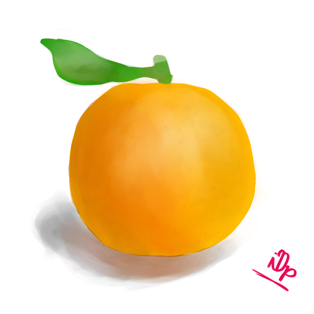 Realistic Orange - ibisPaint