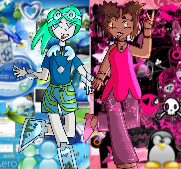 Frutiger Aero 💙 & Frutiger Metro 💖 - ibisPaint