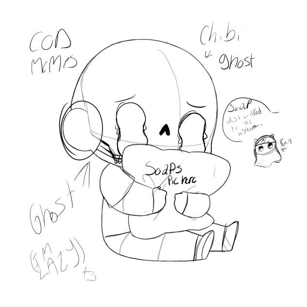 chibi ghost - ibisPaint