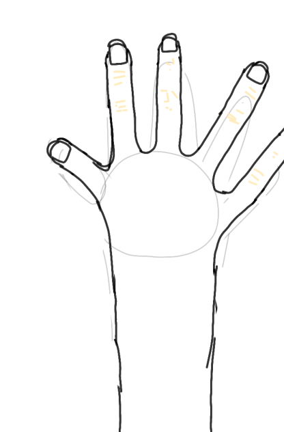 못생긴 손..Ugly hand...This is not my hand! - ibisPaint