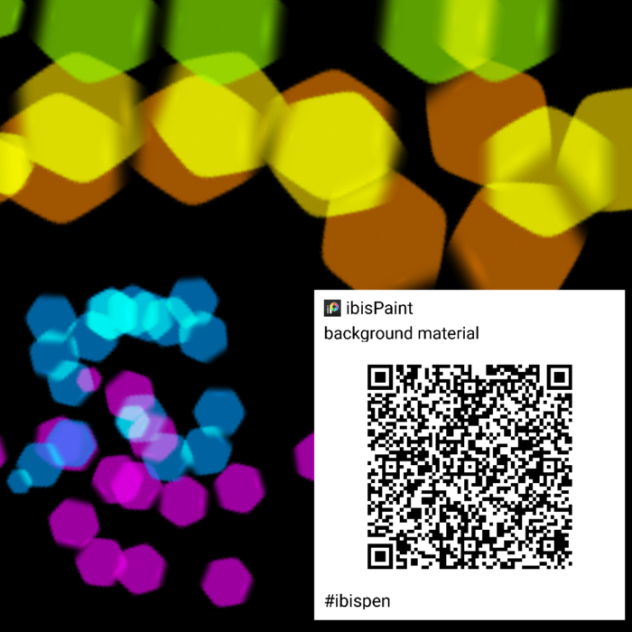 brush qr code (background material) - ibisPaint