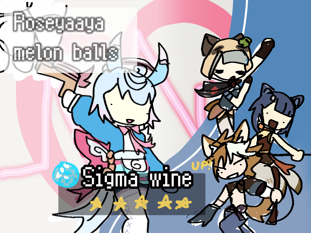 Cyan wine 😼😼 - ibisPaint