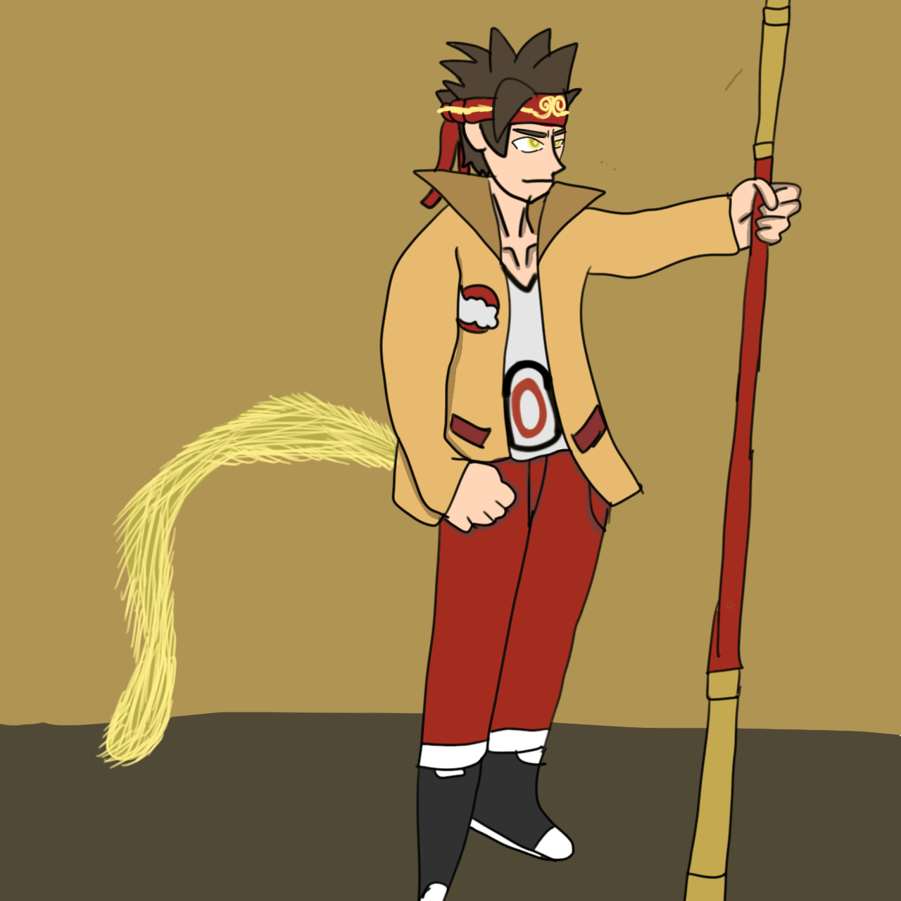 몽키키드 mk 그리기 - ibisPaint