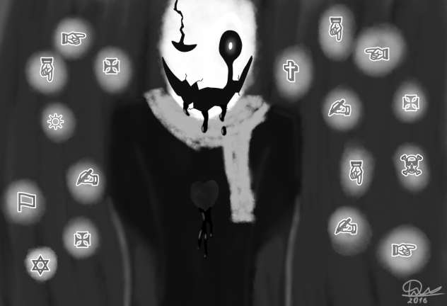 Gaster (Undertale Fan art) - ibisPaint