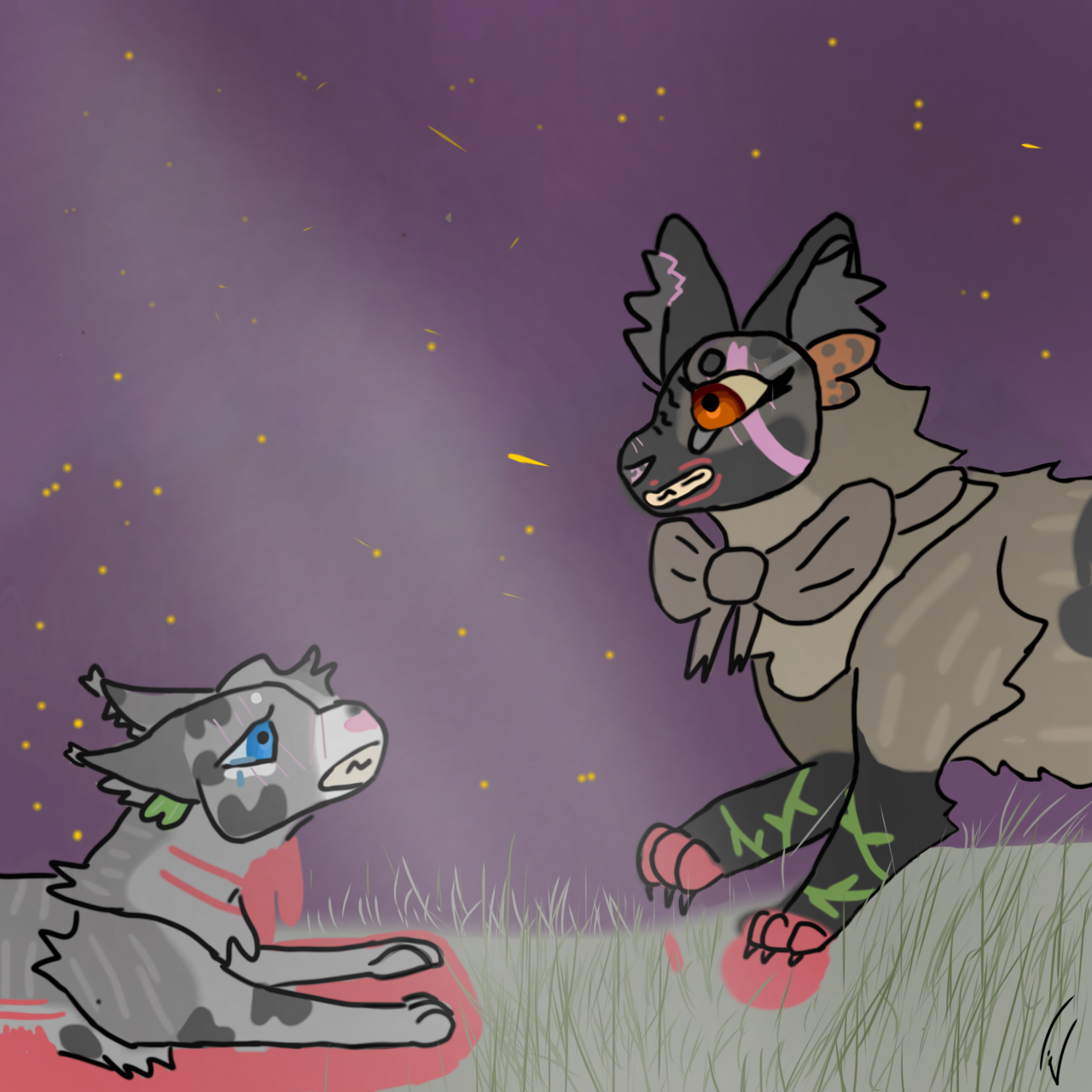 #Evil# Warrior cat#my oc - ibisPaint