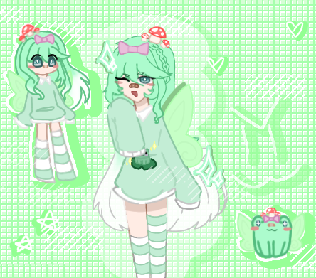 Frog girl OWO - ibisPaint