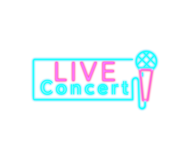 Live Concert neon sign - ibisPaint