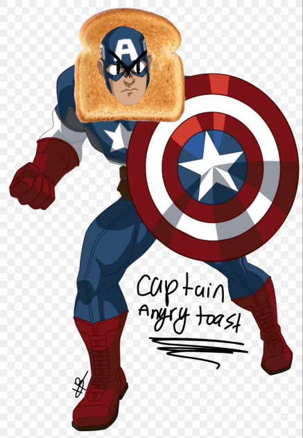 Captain Angry Toast - ibisPaint