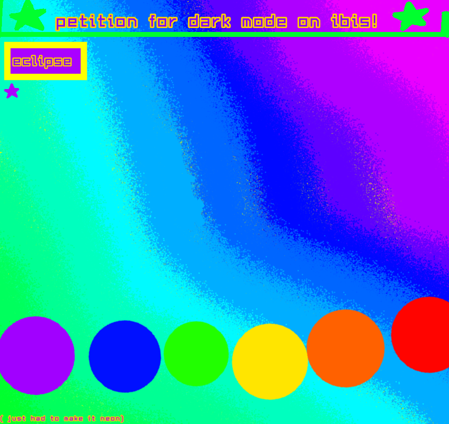 dark mode on ibis - ibisPaint