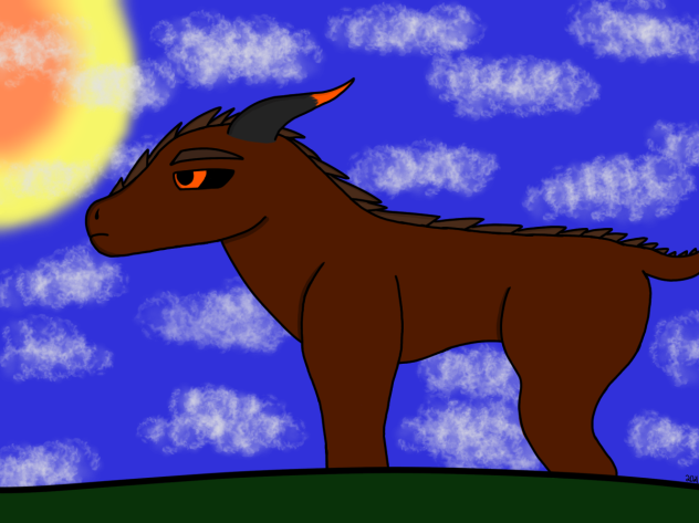 Random dragon drawing - ibisPaint