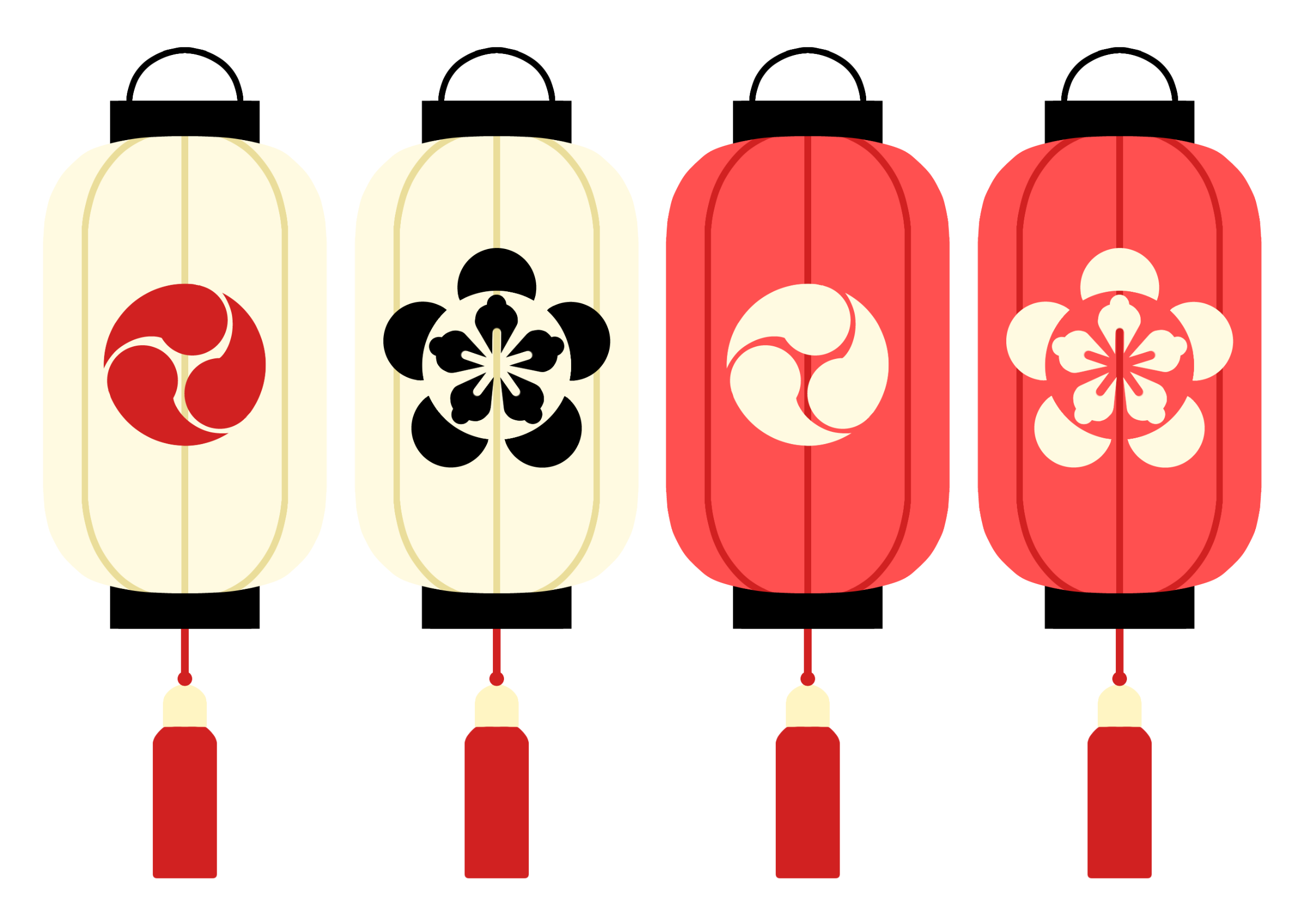 hanging lanterns - ibisPaint