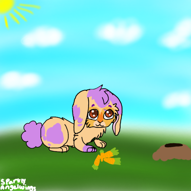 floppy ear bunny - ibisPaint