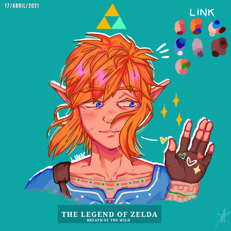 Link The Legend Of Zelda BOTW - ibisPaint