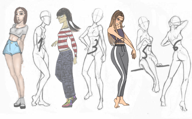 pose collab - ibisPaint