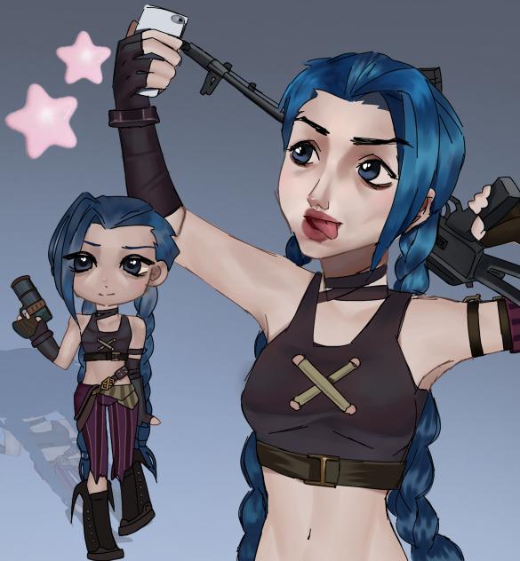 Jinx - Arcane - ibisPaint