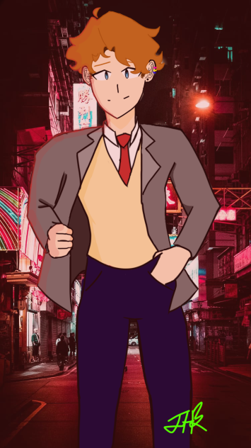 Date night in the city - ibisPaint