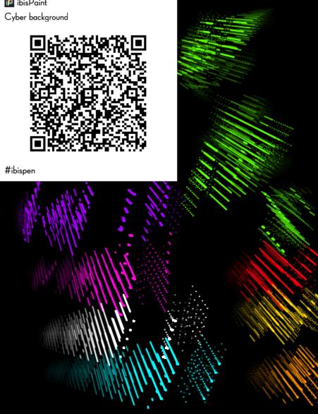 Cyber background - ibisPaint