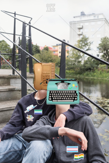 Oliver and Randy as teens - ibisPaint