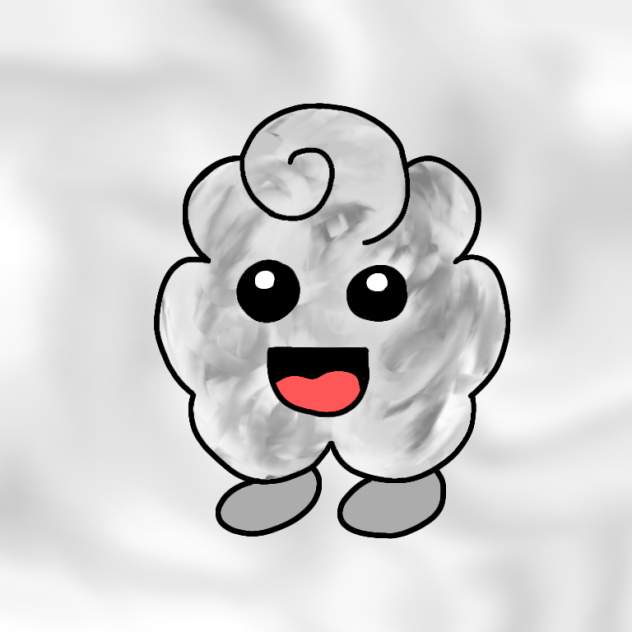 Grey puff - ibisPaint
