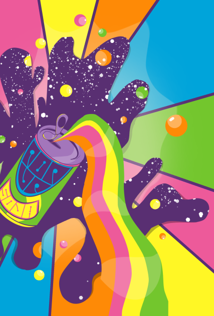 Soda background - ibisPaint