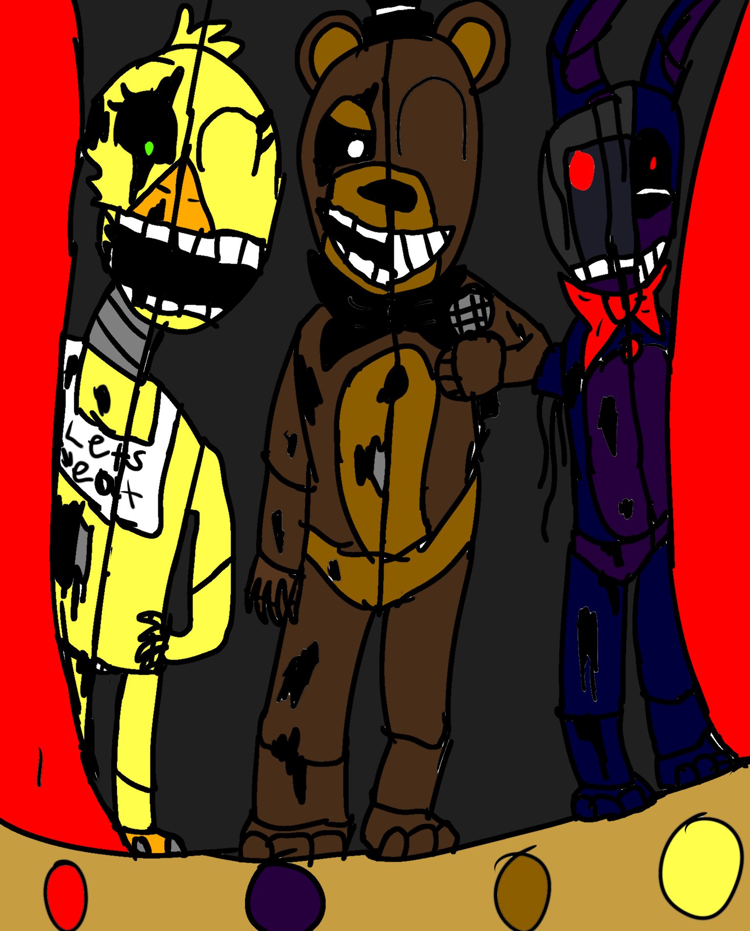 Fazbear gang - ibisPaint