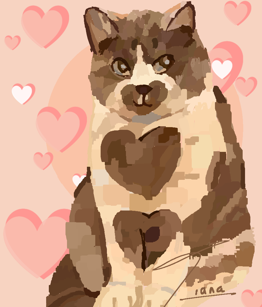 kitty cat mehehe - ibisPaint